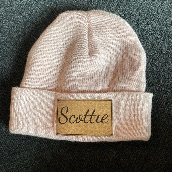 Personalize Baby Beanie With Name Custom Newborn Hat Kids Youth Child ...