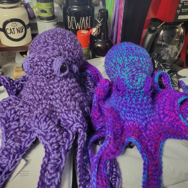 Squid Hat Crochet Pattern, Pdf Digital Download, Squidtastic Hat ...