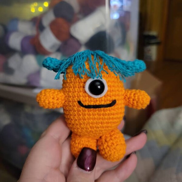 Little Monster Crochet Pattern, Amigurumi Monster, Amigurumi Pattern ...