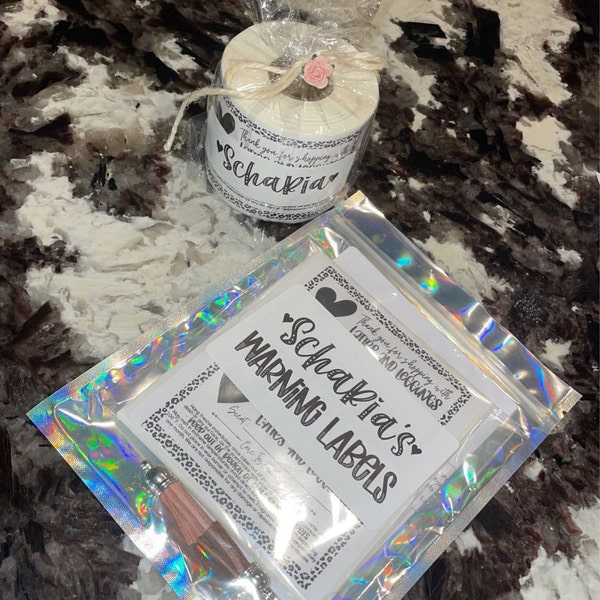 ROLL OF 250 - Large Car Freshie Warning Labels, Custom Warning Labels ...