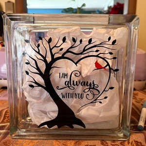 Cardinal Memorial Tree SVG, PNG, I Am Always With You, Heart Tree ...