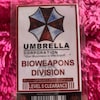 Resident Evil Umbrella Corporation Bioweapons Division ID Card Badge Cosplay Costume Name Tag ...