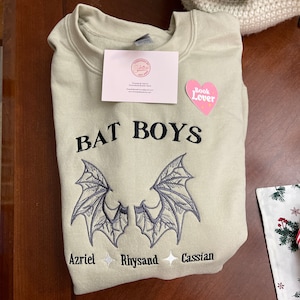 Bat Boys Sweatshirt / LICENSED ACOTAR Merch / Embroidered Acotar ...