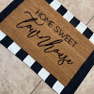 Home Love Welcome Mat Doormat Housewarming Gift Gift | Etsy
