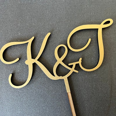 Cake Topper Wedding, Letters Cake Topper, Cake Topper for Wedding ...