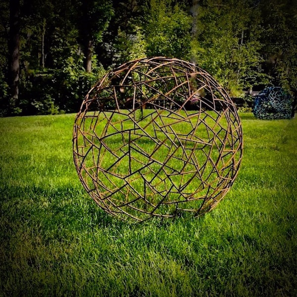 Arbor Aeternia - Kinetic Tree Sculpture - Modern Outdoor Art - Large ...