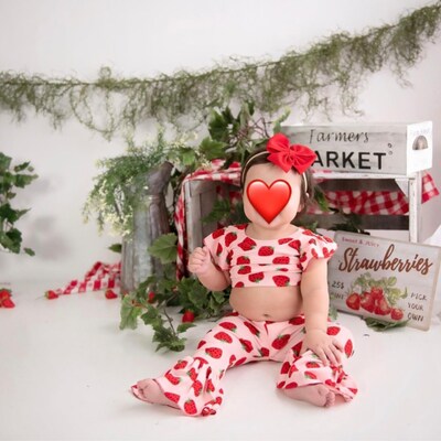 One Berry Girls Birthday Strawberry Themed Outfit, Berry First Belle ...