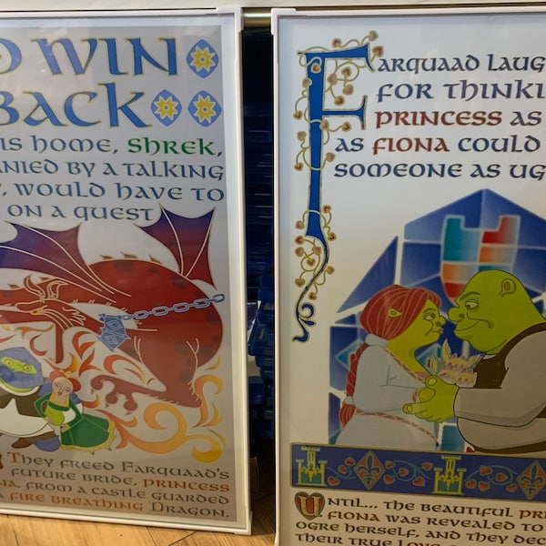 Shrek 11" X 17" Movie Collector's Poster Prints ( Set of 2 ) - Etsy