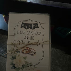 Graduation Gift Card Book, 4x6 Graduation Gift Card Holder, Birthday ...