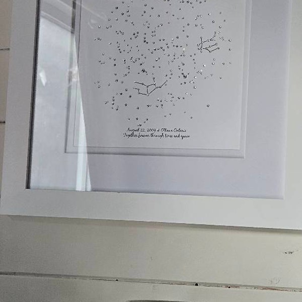 Custom Star Map Night Sky Print Custom Star Chart Night Stars Star Map ...