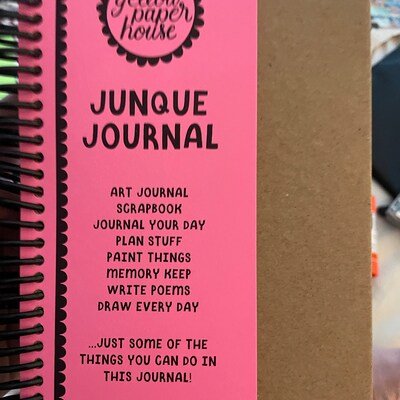 8 X 5 JUNQUE JOURNAL for Art Journaling, Scrapbooking, Junk Planner ...