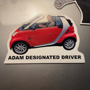 Adam Designated Driver Vinyl Sticker - Etsy