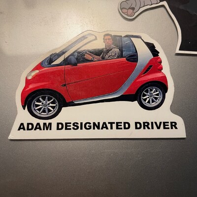 Adam Designated Driver Vinyl Sticker - Etsy