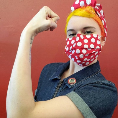 Rosie the Riveter Collar Pin Great for Adult or Child Authentic WW2 ...