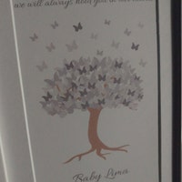 Baby Loss Butterfly Tree Print, Miscarriage, Stillbirth, Infant Loss ...