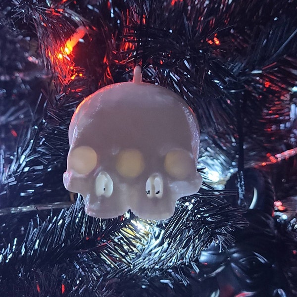 Conjoined Skull Tree Ornament • Gothic Holiday Home Decor • 3D Printed ...