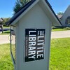 The Little Library Vintage Style Metal Sign, Contemporary Modern ...