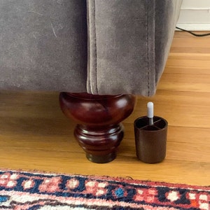 5 Dark Walnut Tapered Sofa/couch/chair Legs Set of 4 - Etsy