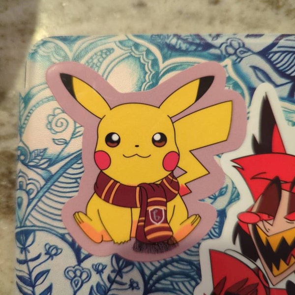 Pikachu Wizard Sticker - Etsy