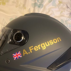 Custom Helmet Visor Sun Strip Sticker 36mm Tall Racing Bike Car Kart ...