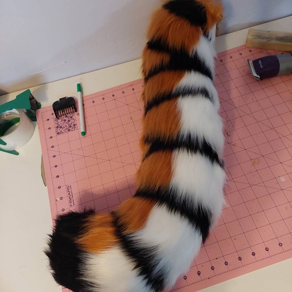 DIGITAL Tiger Tail Pattern for Fursuits & Cosplay - PDF Download - Etsy