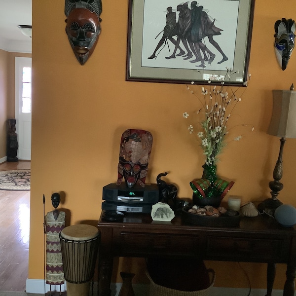 African Angolan Choukwe Tribe Wood and Rope Mask - Etsy