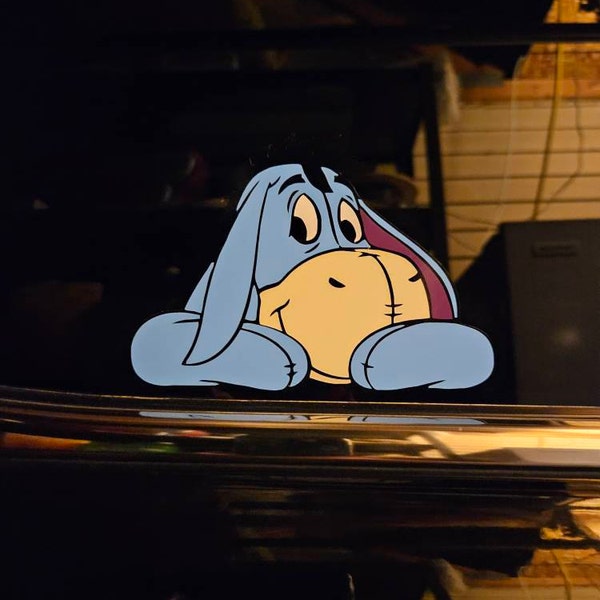 Vinyl Decal, Car Decal, Sticker, Lap Top, Eeyore Inspired, Approx Size ...