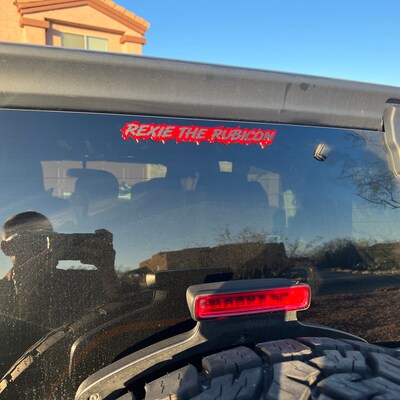 Custom Text Car Badge Lightning Font Type Your Own and Choose Your ...