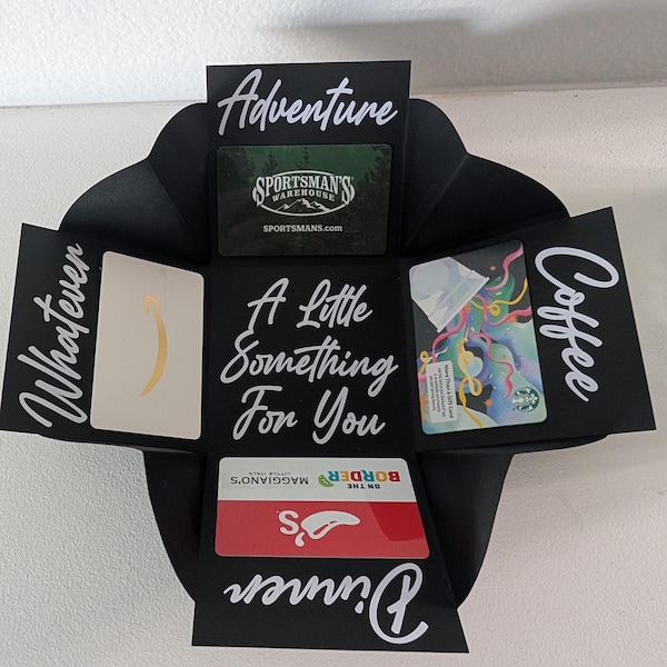 Pop Open Gift Card Box - Gift Card Holder - Baskets & Boxes - 2026 ...