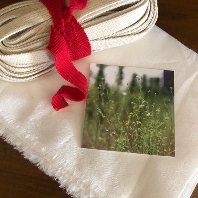 Bio Elastics 50mm Natural Rubber Organic Cotton, Flat Biodegradable ...