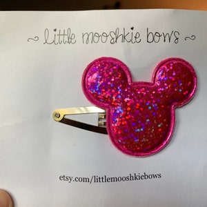 Mickey Snap Clip~disney Hair Bow~mickey Hair Clip~disney Hair Clip ...