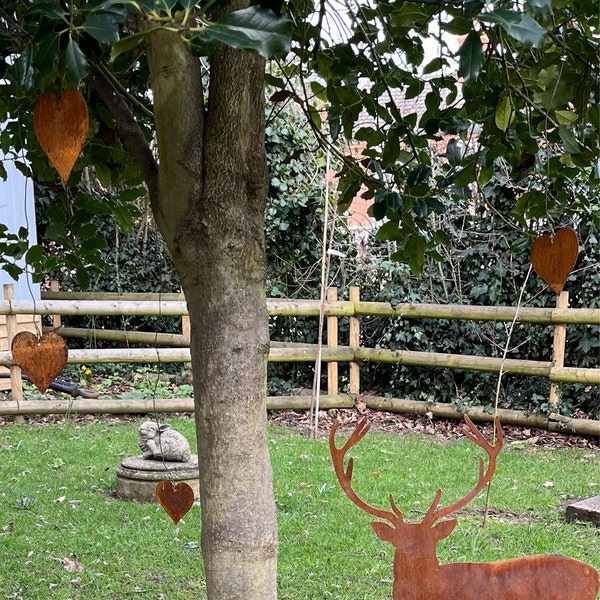 Rusty Letter / Flat Metal Rusty Letter O / Metal / Letter / Garden ...