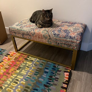 Storage Footstool Ottoman Bench Hallway Bench Storage - Etsy