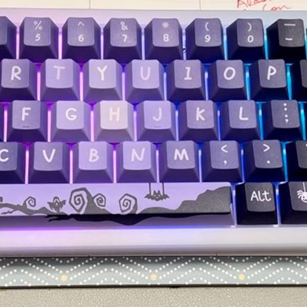 Twilight Night Pastel Color Sunset Theme Keycap Set for Mechanical ...