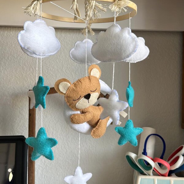 Bear Ornament Bear Moon PDF Pattern Pdf Sewing Pattern Woodland Animals ...