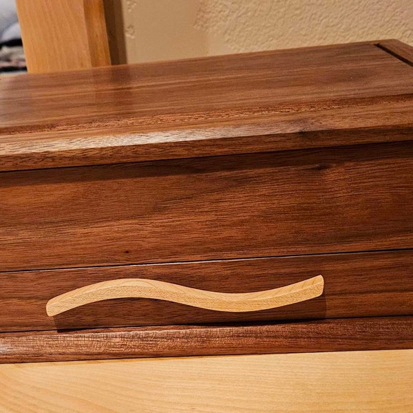 Ash Jewelry Box With Clever Lid - Etsy