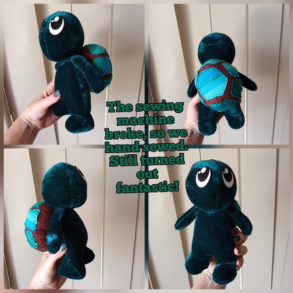 Turtle Plush Pattern, Stuffed Animal Sewing Pattern, Turtle Doll - Sew ...