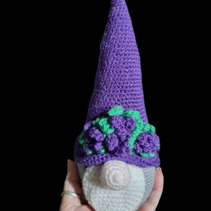 Crochet Patterns Bellflower Gnome, Flower Gnome, Garden Gnome, Crochet ...