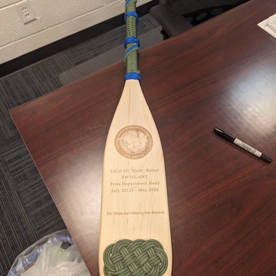 CUSTOM 36or 3FT Poplar Wood Paddle Wrapped With 2 or More Colors. A ...