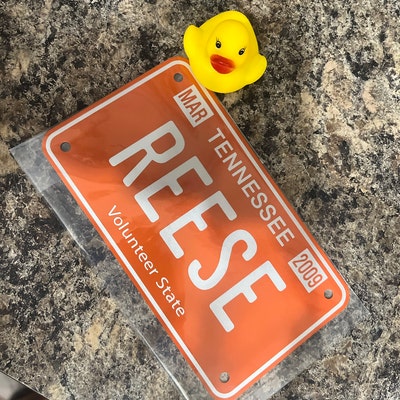 Custom Mini License Plate, Personalized for Your Special Spacecraft ...