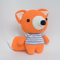 Amigurumi Pattern Alexander the Fox Toy Crochet Pattern PDF - DIY ...
