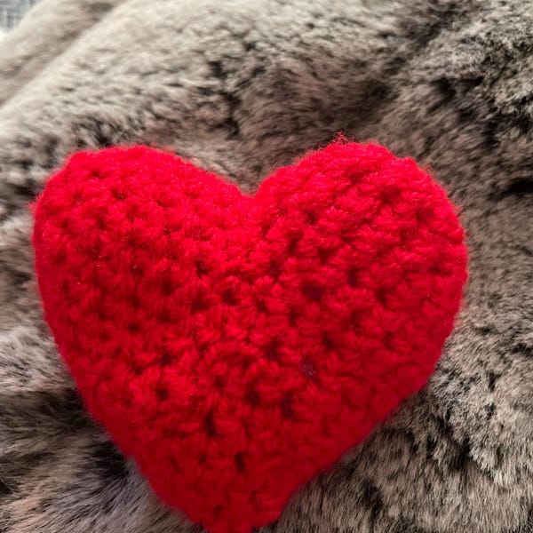 CROCHET PATTERN - Heart Decoration / Ornament | 3 Sizes (written in ...
