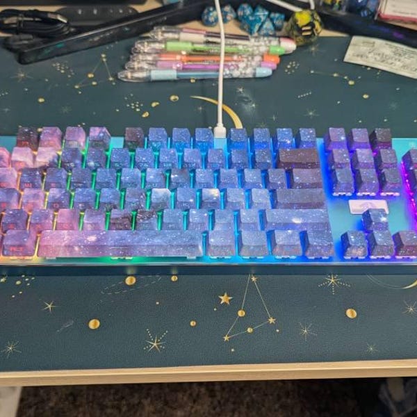 Cute Monsters Keycap Set, MOA Profile, Cute Art, PBT, Cherry MX Stem ...
