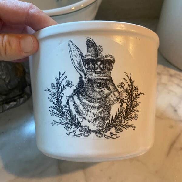 Farmhouse Transfer Decals, Bunny Transfer Decal, Rabbit Transfer Decals ...