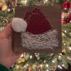 5" X 5" Santa Hat String Art Kit | DIY Adult Christmas Holiday Craft ...