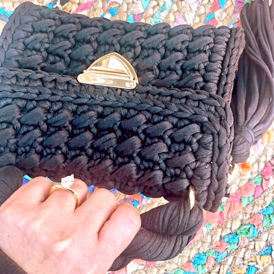 Crochet Colorful Bag Handmade Shoulder Luxury Bag Unique - Etsy