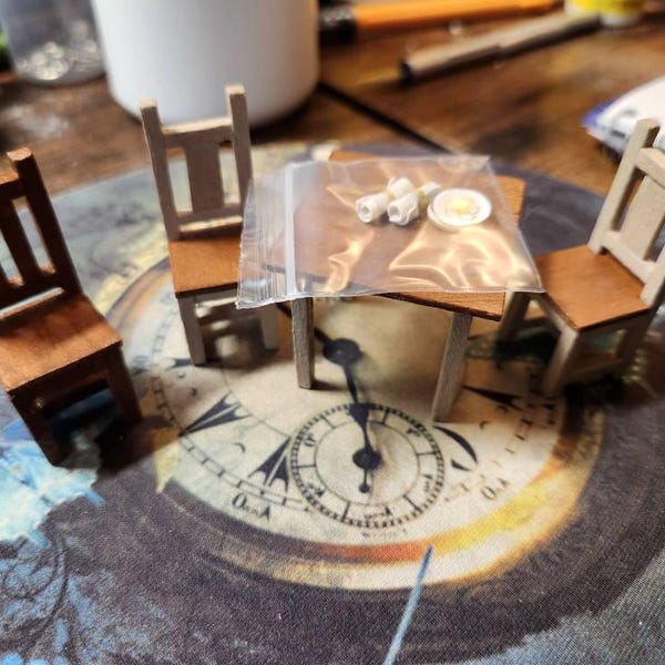 1:24 Half Scale Miniature Dollhouse Silver Candlesticks and Candles - Etsy