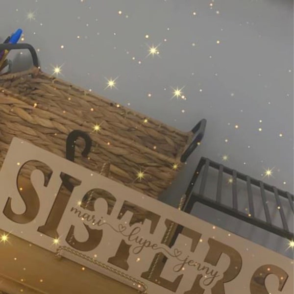 Personalized Sister Wood Sign Home Decor, Gift for Sister, Sister ...