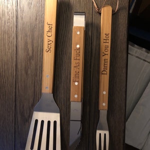 Personalized Grill Set, Grilling Tools, Grilling Gifts, Grilling Set ...