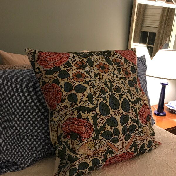 William Morris Design Draft Pattern Decorative Throw Pillow Cover ...